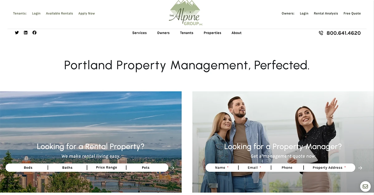 Portland Property Managers | The Alpine Group